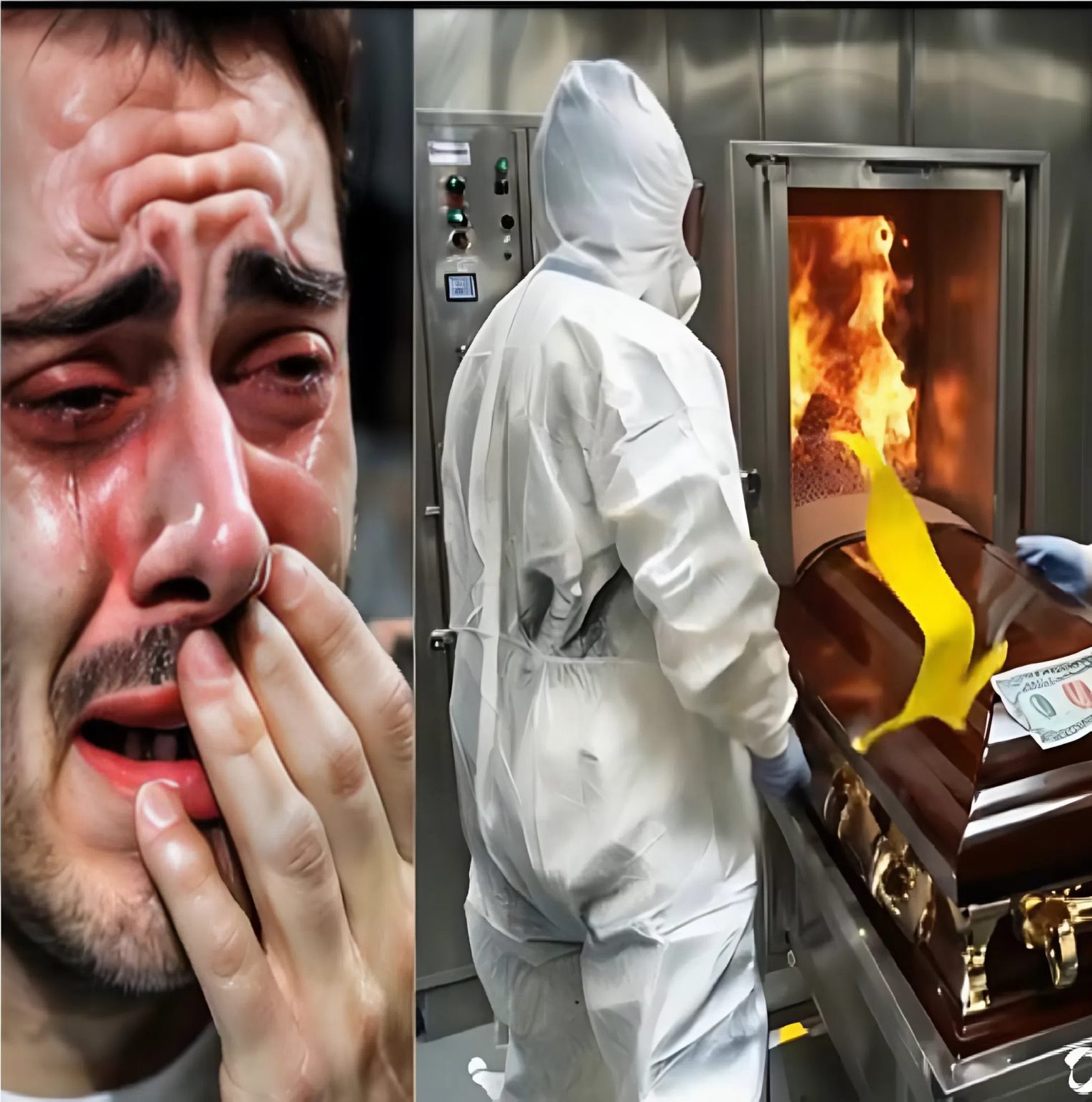 Zaměstnanec v krematoriu našel bankovku v rakvi… Ale VZKAZ, který na ní ...