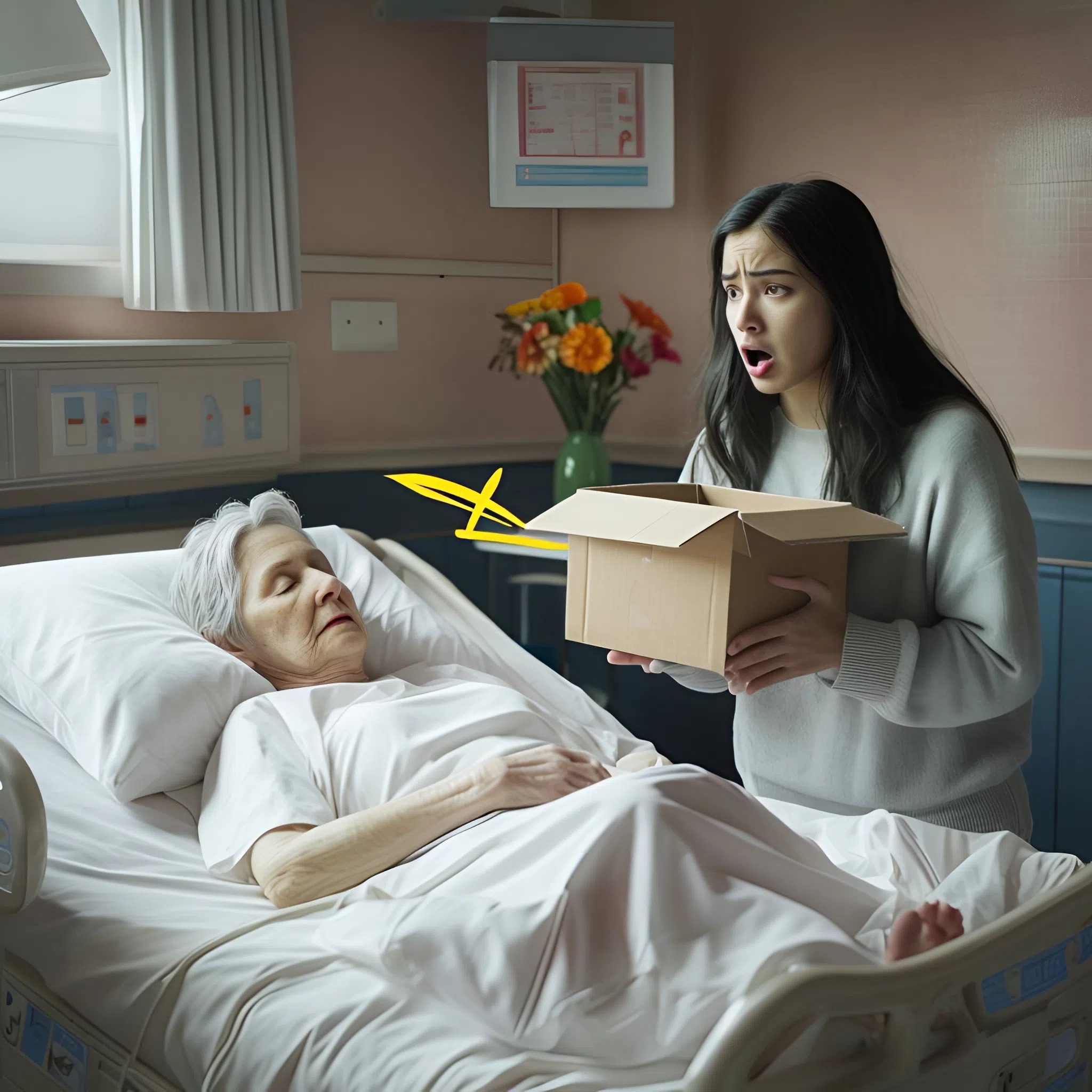 Stála jsem sama u postele mé tchyně, když umírala. Z ostatních pokojů ...